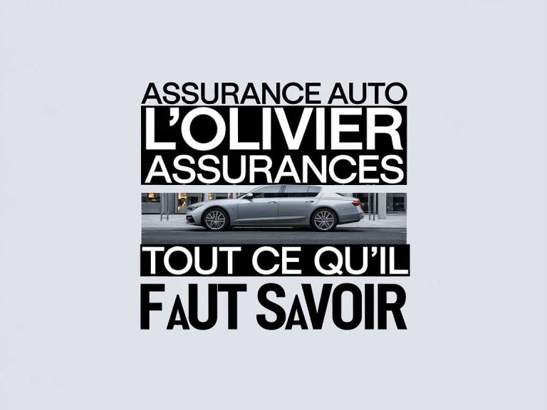 L'olivier Assurances : offres, garanties et services de l'assurance auto